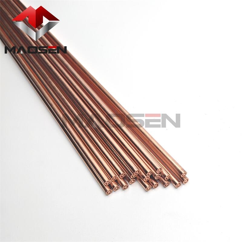 Custom Copper Electrode Tubes Triangle Core Inserted