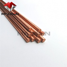 Custom Copper Electrode Tubes Square Core Inserted
