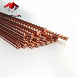 Custom Copper Electrode Tubes Triangle Core Inserted